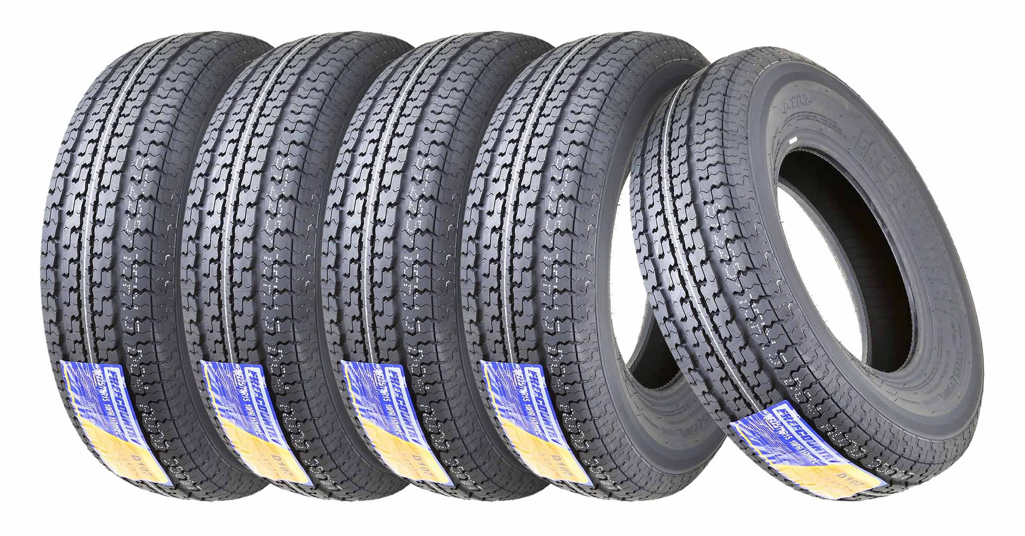 FREE COUNTRY Premium Trailer Tire ST 225 75R15 Radial 10PR Load Range E FREE COUNTRY Premium Trailer Tire ST 225 75R15 Radial 10PR Load Range E