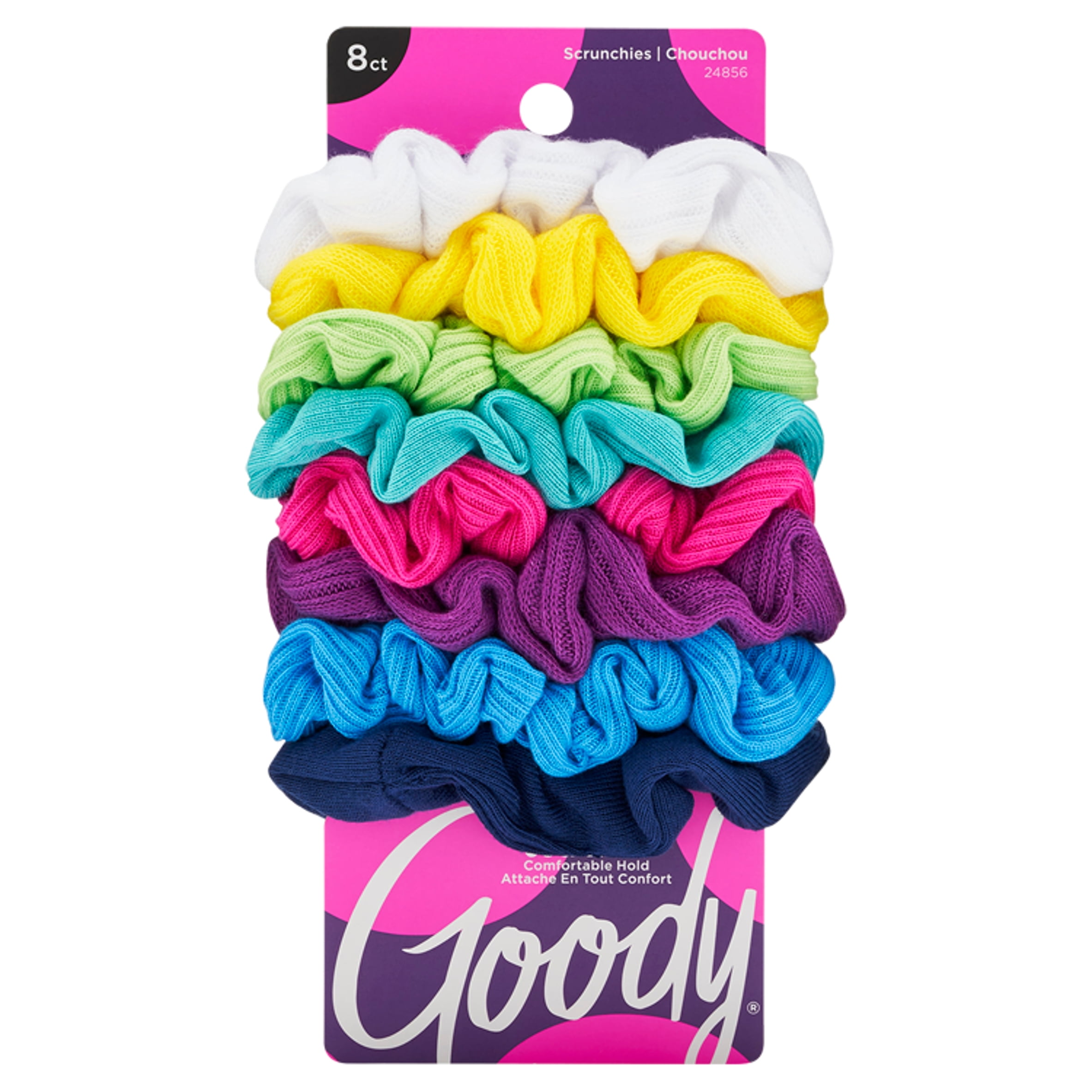 Goody Neon Jersey Scrunchies, 8 count - Walmart.com