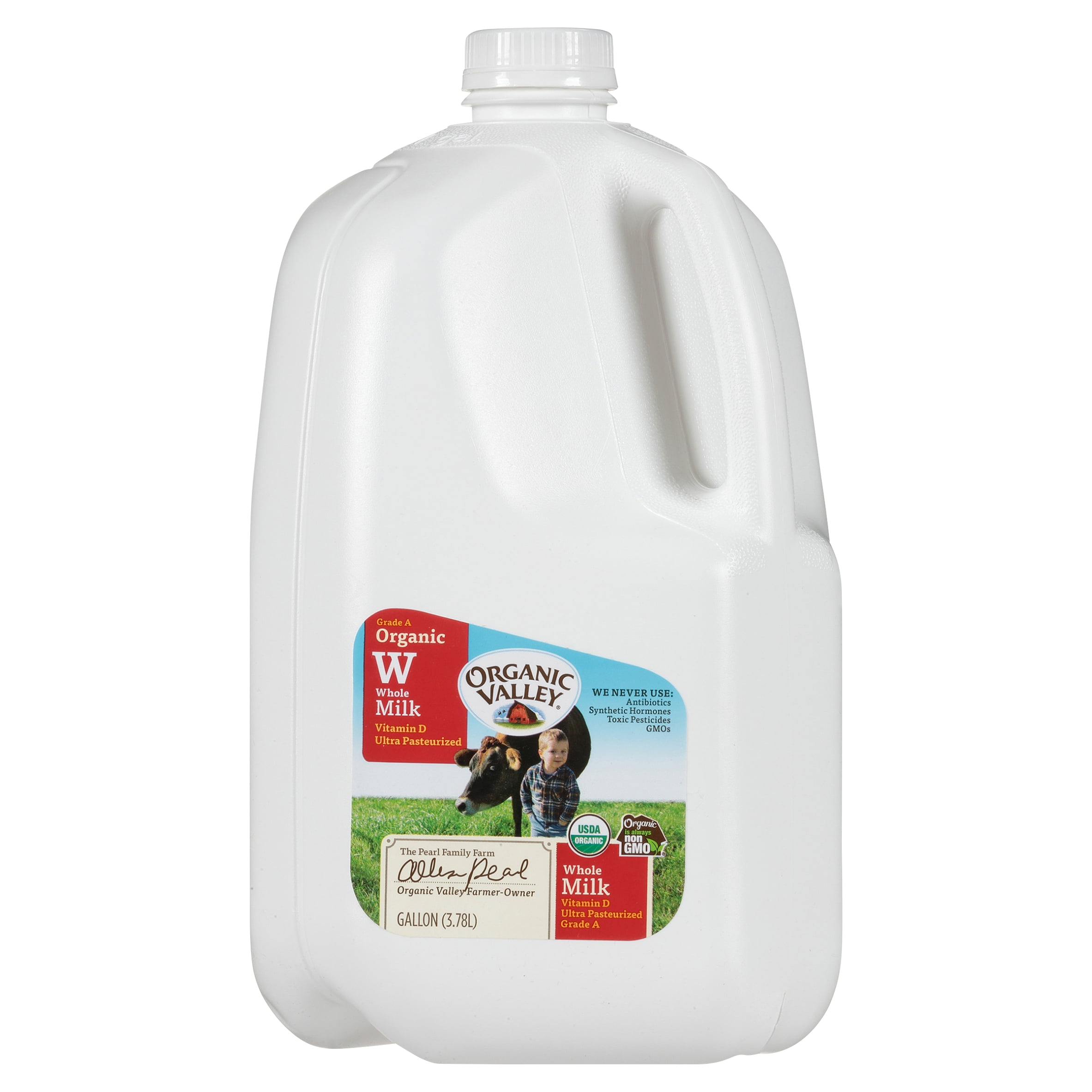 Organic Valley Ultra Pasteurized Whole Milk 128 Fl Oz Walmart Organic Valley Ultra Pasteurized Whole Milk 128 Fl Oz Walmart