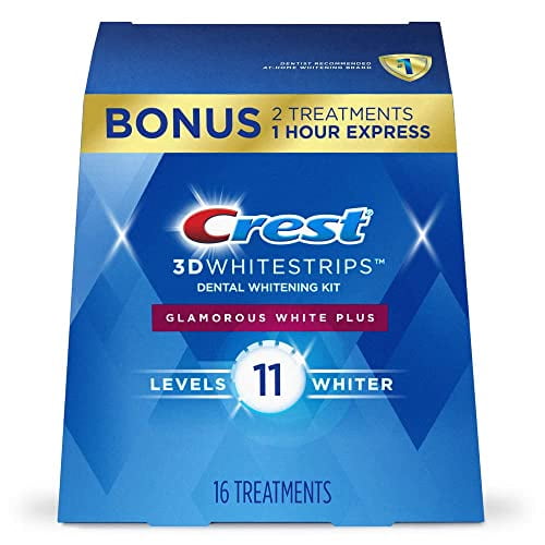Crest 3D Whitestrips, Glamorous White, Teeth Whitening Strip Kit, 32 ...