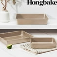 Deep Baking Pan Non-stick Rectangular Cake Pan Metal Oven Tray Ideal ...
