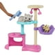 Barbie Kitty Condo Playset with Brunette Fashion Doll, 4 Kittens, Cat ...