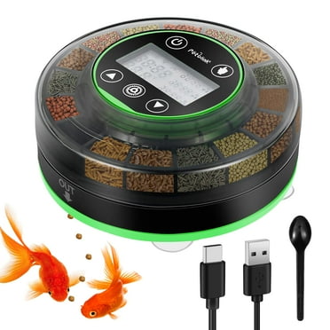 Fish Mate P7000 Automatic Pond Fish Feeder - 6.5 lbs. Capacity - Use ...