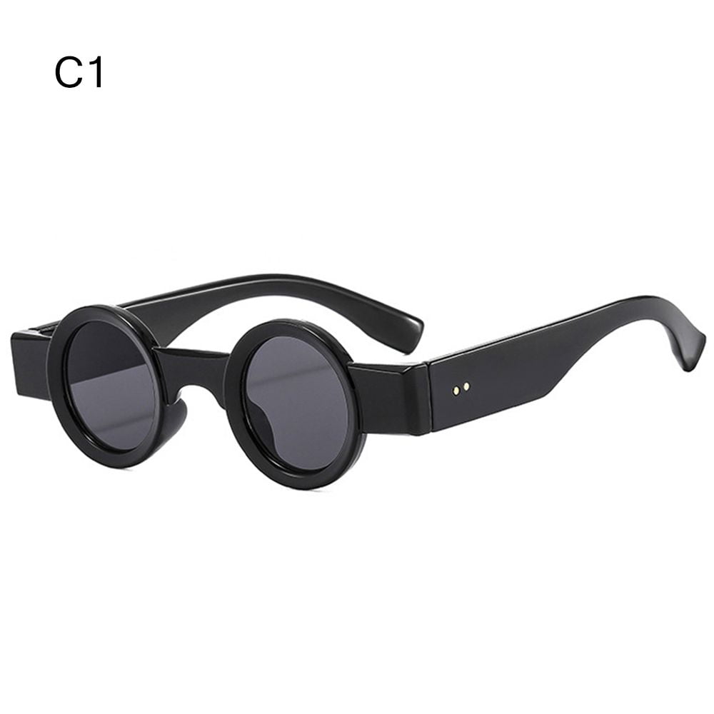 Trending Ins Popular UV400 Clear Ocean Lens Small Round Sunglasses ...