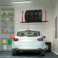 Stalwart Tire Rack - 32 to 50in Adjustable Wall Mounted Tire Storage ...