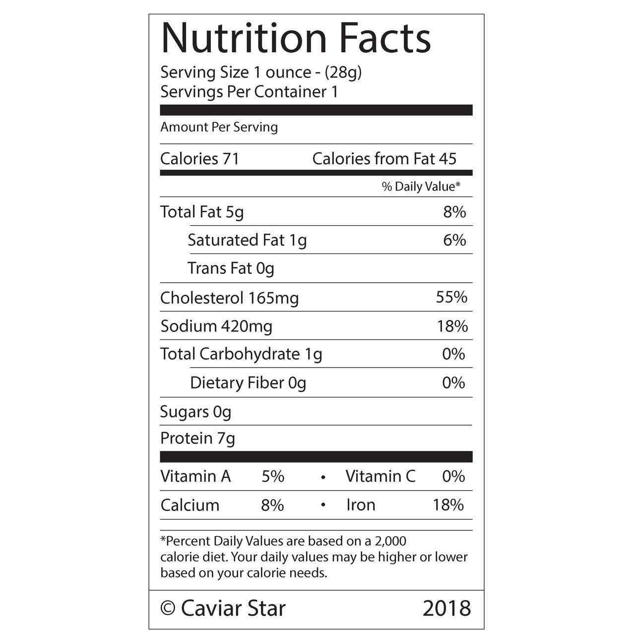 Buy Classic Sevruga Caviar - 1 oz Starry Sturgeon Roe - Italy Online at ...