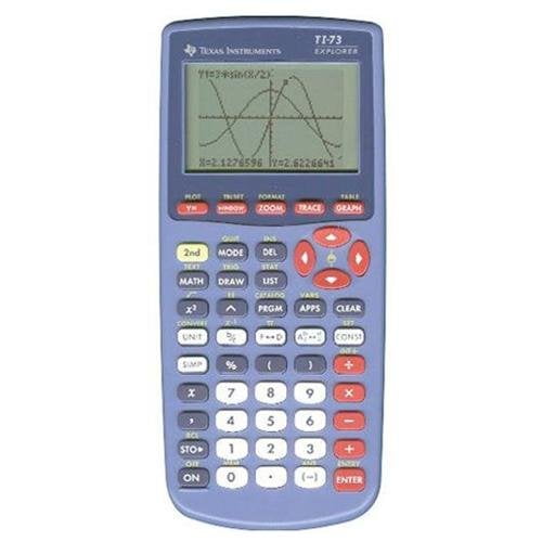 Texas Instruments TI-73 Explorer Graphing Calculator, Blue - Walmart.com