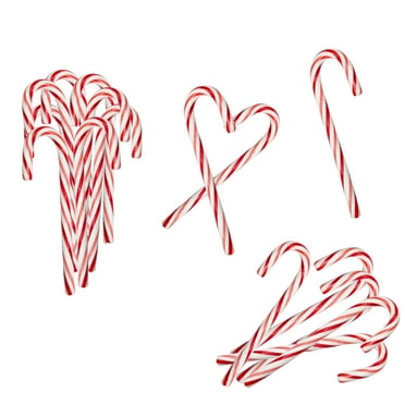 7" Large Candy Canes, 12 Pieces, Individually Wrapped, Candy Buffet ...