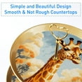 Giraffe Plastic Discs and Iron Pillar Desk Organizer with 3 Tier Plates ...