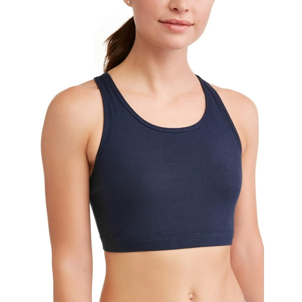 Athletic Works Womens Dri More Core Medium Impact Racerback Sports Bra