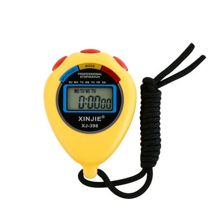 Professional Sports Timer, Electronic Sport Athletics Stopwatch(Yellow ...