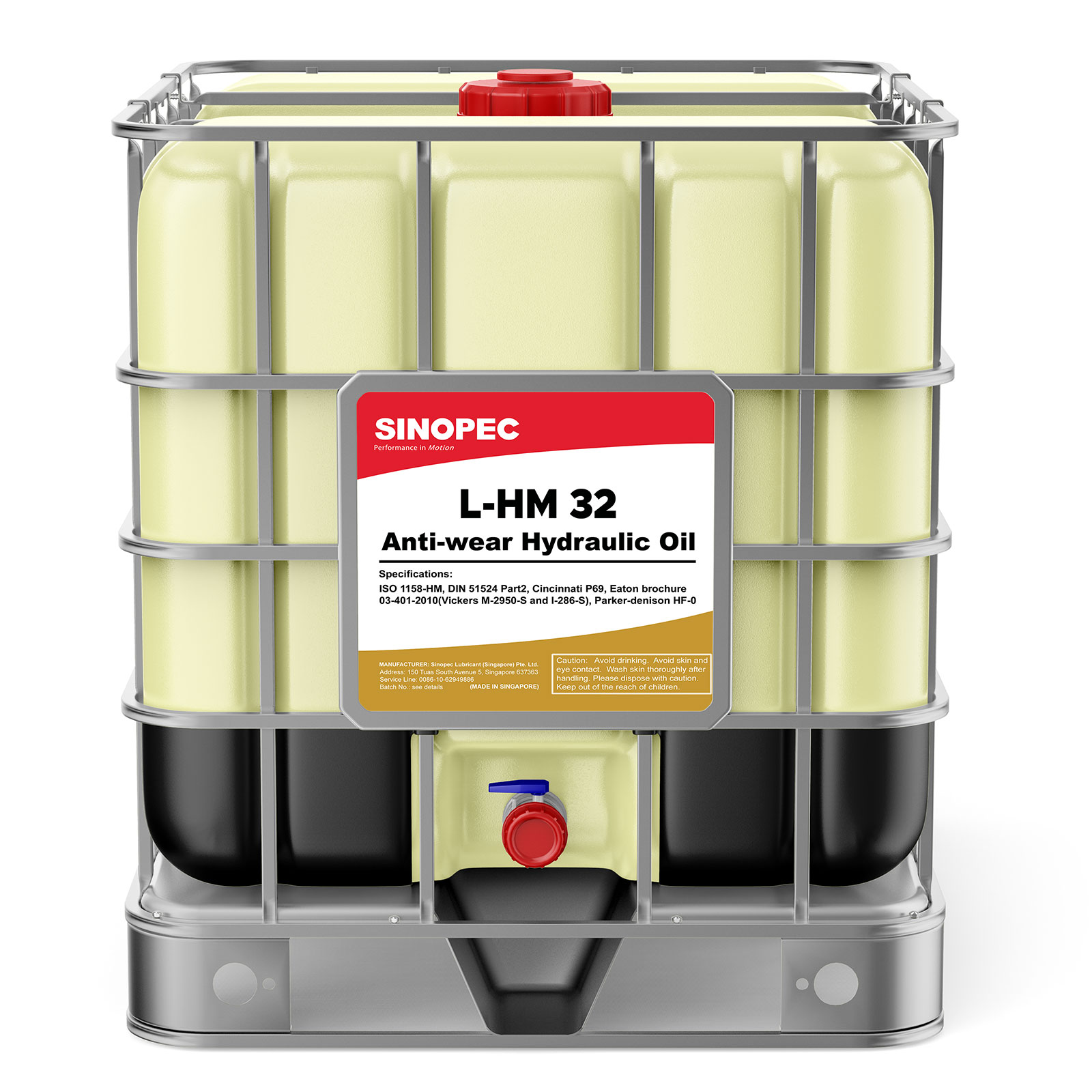 AW 32 Hydraulic Oil Fluid ISO VG 32 SAE 10W 275 Gallon Tote 1000 AW 32 Hydraulic Oil Fluid ISO VG 32 SAE 10W 275 Gallon Tote 1000