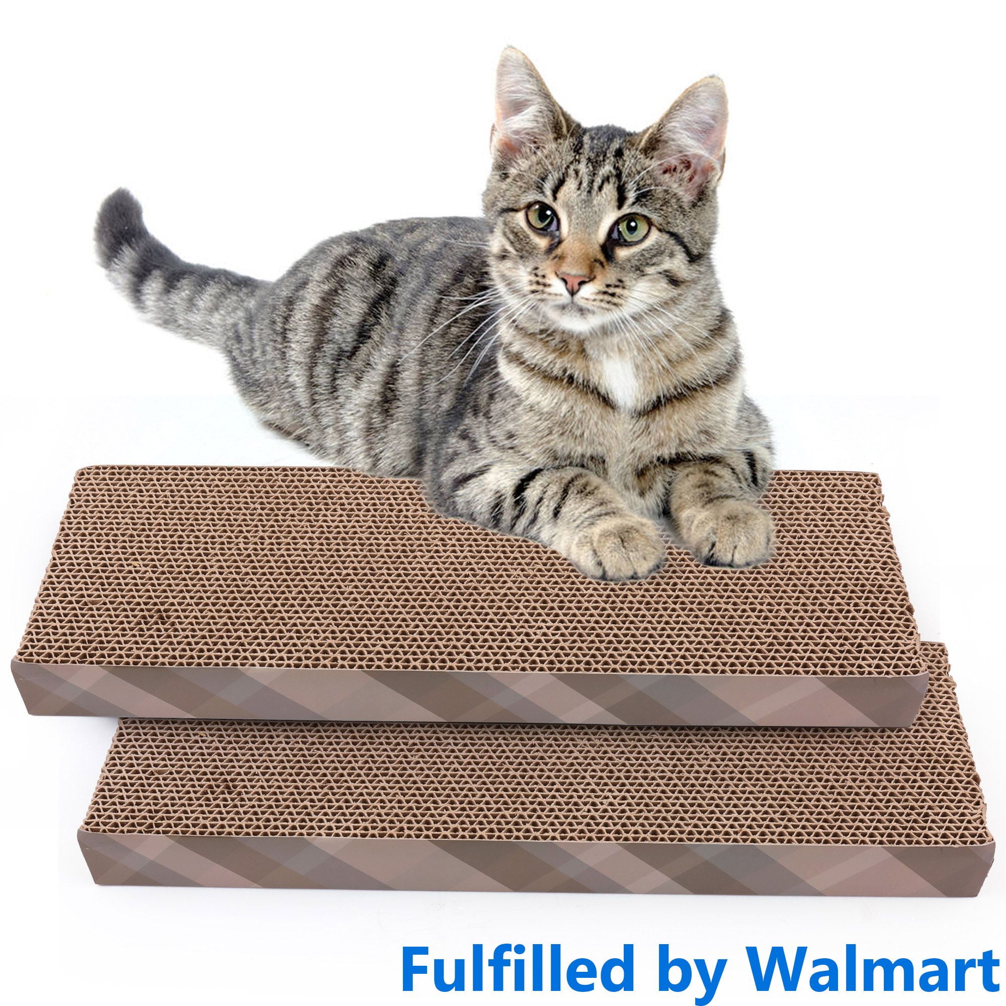 Click here for Prime Pets Primepets 2 Pack Cat Scratcher Cardboar... prices