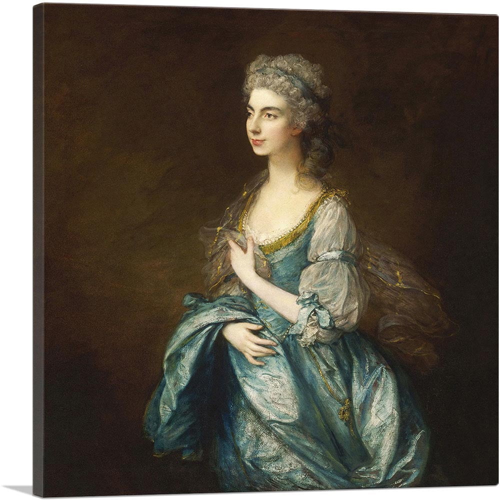ARTCANVAS Portrait Of Lady Rodney Nee Anne Harley Canvas Art Print by ...