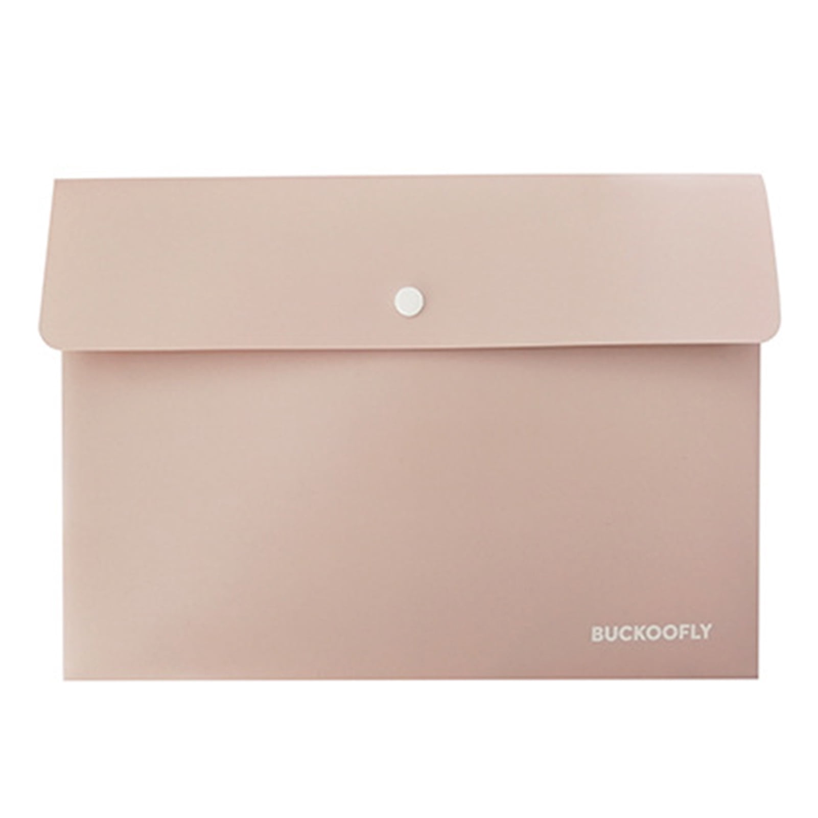 File Holder Snap Button Closure Waterproof Transparent Visual A4 Size ...