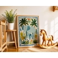 Affixzi Elephant Wall Art, Jungle Animal Illustration, Safari Animal ...