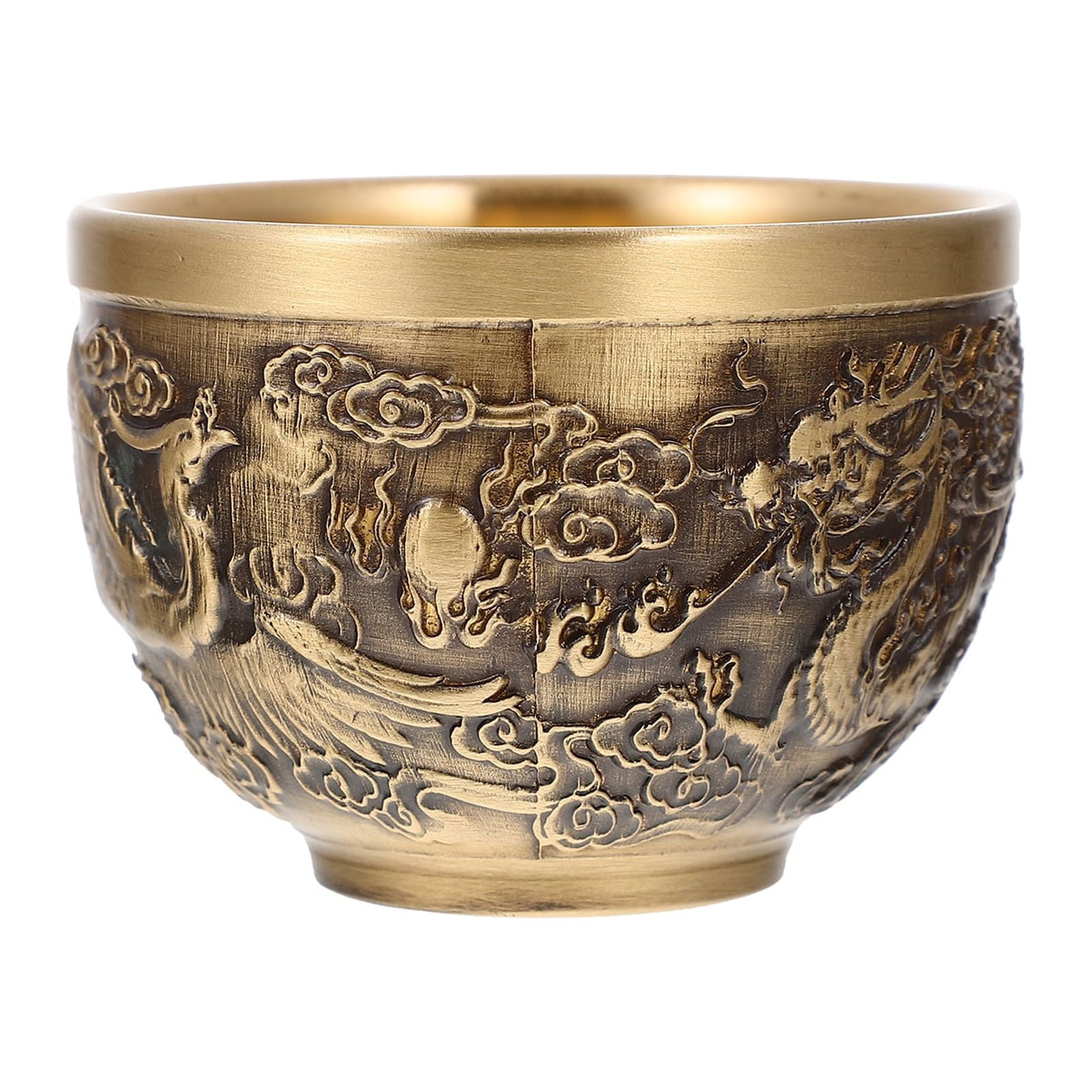 Click here for Masteelfca Copper Tea Cup Retro Carving Tea Cup De... prices