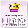 Post-it Super Sticky Notes - Summer Joy Collection - 3" x 3" Plain, 24 ...