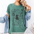 Cats 90s Vintage Tattoo Style Tshirt, Retro Comfort Colors® Y2k Kitten ...