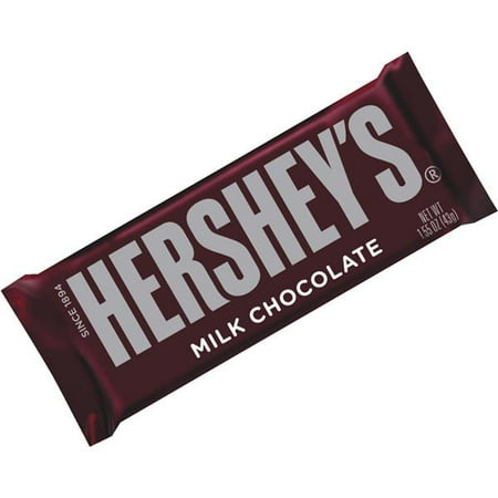 Hershey's Milk Chocolate Candy Bar, 1.55 oz - Walmart.com
