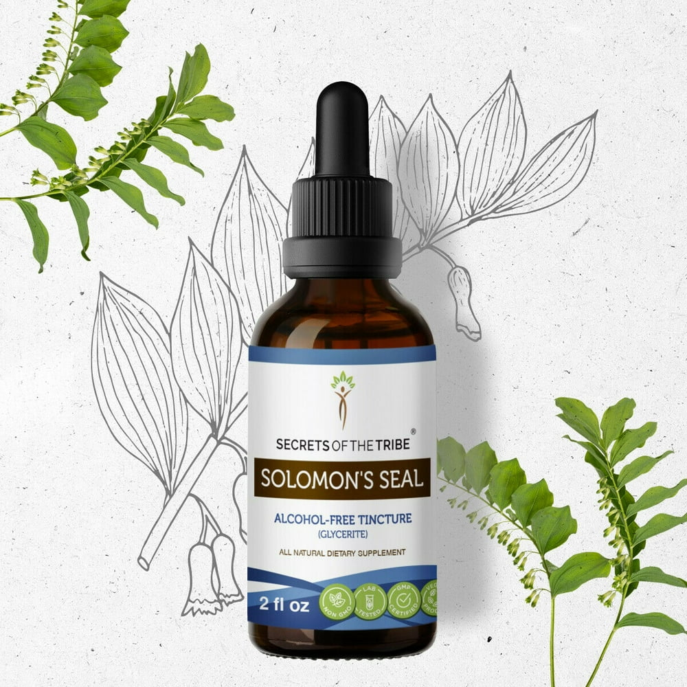 Solomon's Seal Tincture Alcohol-FREE Extract, Wildcrafted Solomon's ...