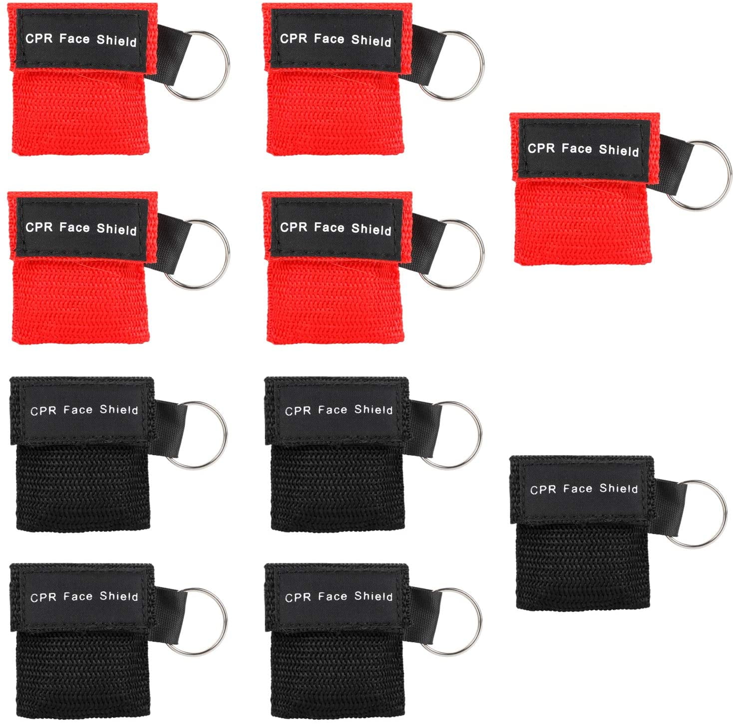 Kit de emergencia de rescate con llavero de máscara de RCP de 10 piezas ...