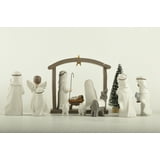 Nativity Scene Set, 12-Piece Holy Family Figurine, Hand Painted Mini ...