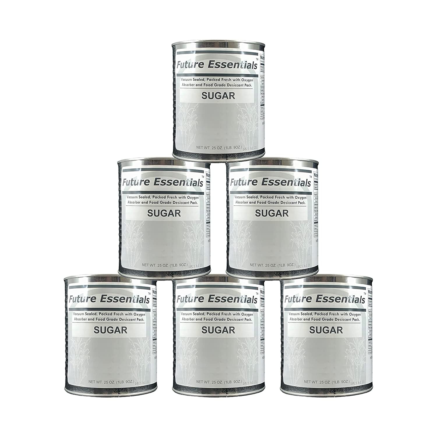 Future Essentials Canned Granulated White Sugar Long 25 Years+ Shelf ...