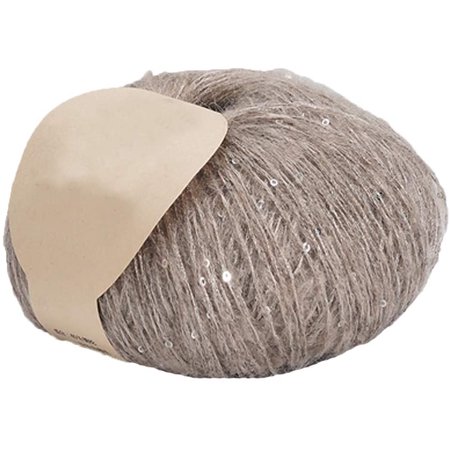Camel Sequin Sequin Thread Sparkly Mohair with Sequin Crochet Thread ...