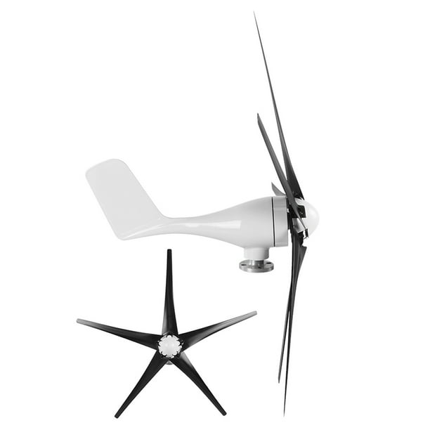 Small Wind Generator, 5 Blades Wind Generator, Low Vibration Nylon ...