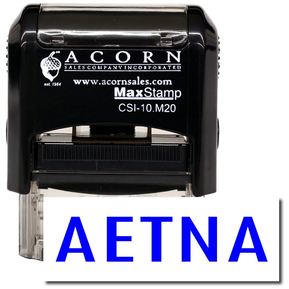 Self-Inking Aetna Stamp with Mint Green Ink - Walmart.com