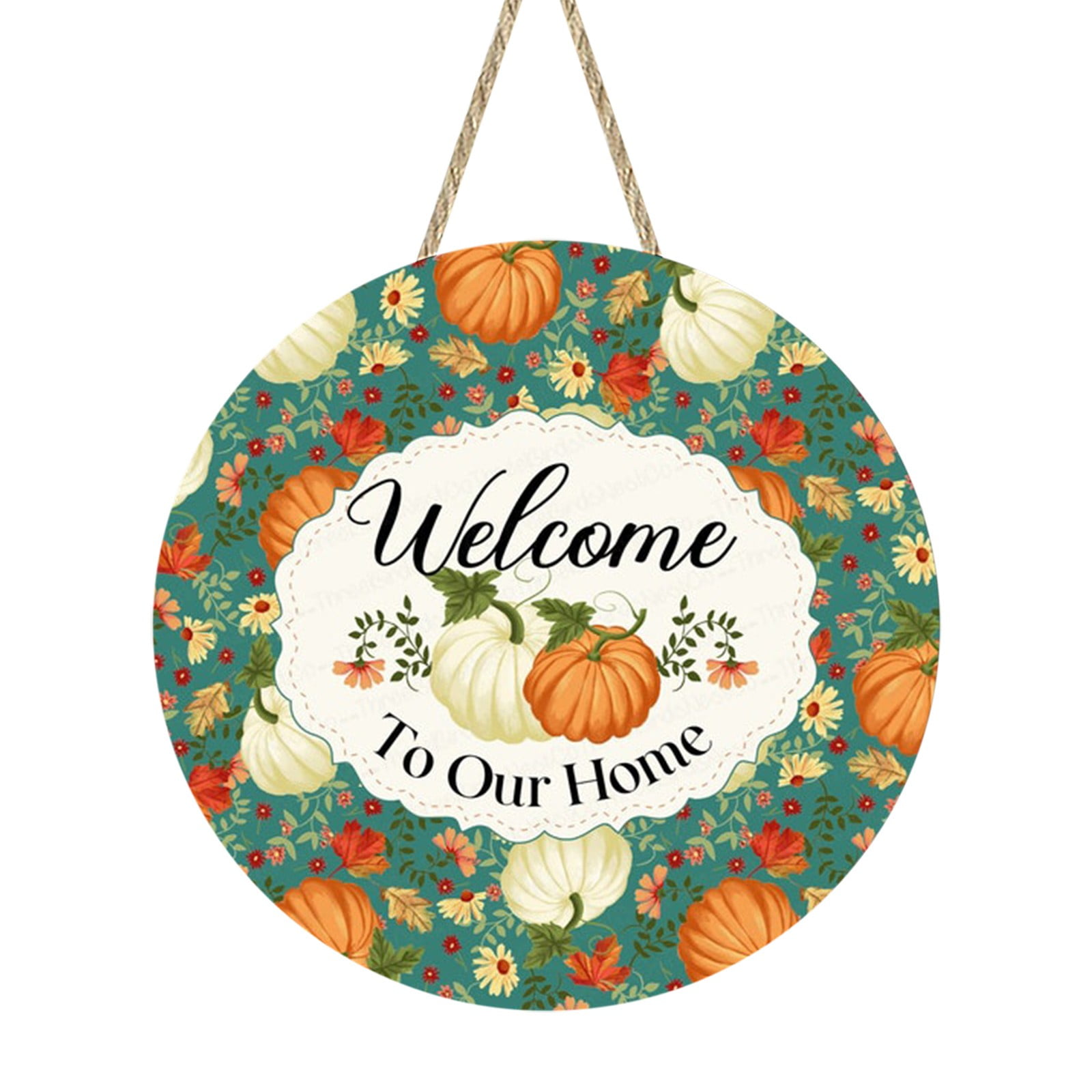 Door Hanging Decoration Thanksgiving Wooden Door Plate Exquisite ...
