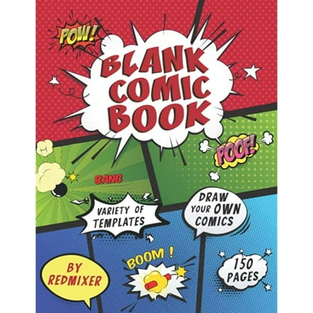 blank comic book draw your own comics - 150 pages of fun : With Variety ...