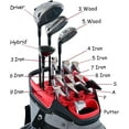 ASK ECHO 2024 SLC-130 Premium Soundless Golf Cart Bag with 15-Way ...