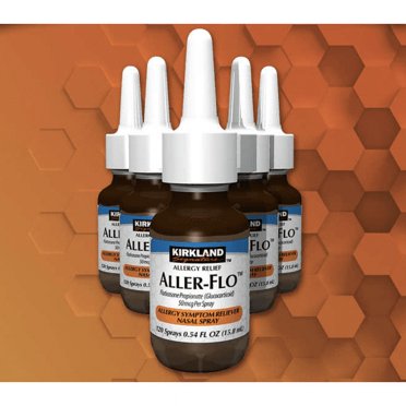 Kirkland Signature Aller-Flo 50mcg, Allergy Relief Medicine ...