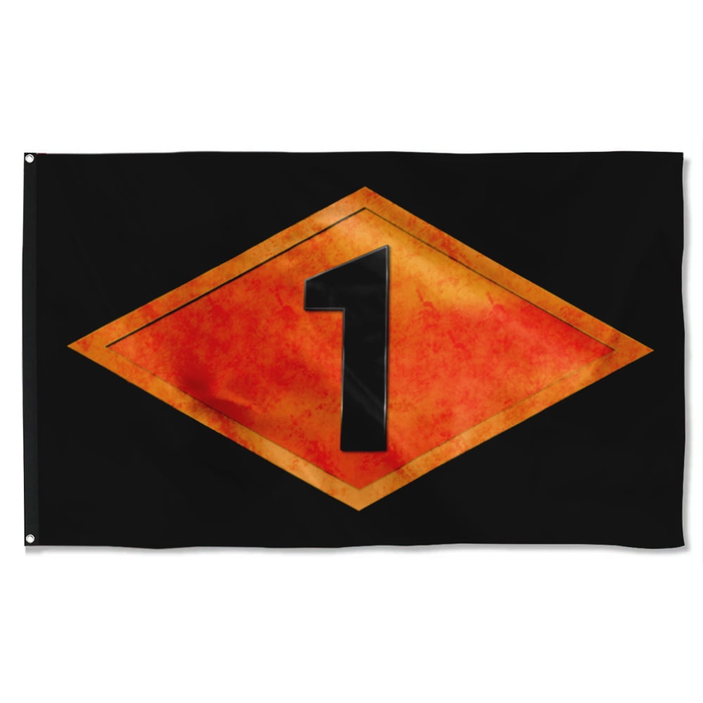 Cayyon 1st Ranger Battalion Diamond Flag 3x5Feet Military Banner with 2 ...