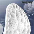 4D Orthopedic Sport Insoles Soft Breathable High-elasticity Shock ...