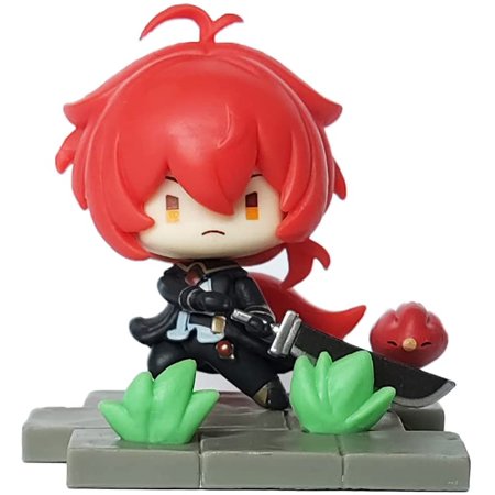 Genshin Figure Impact Klee Diluc Wenti Fischl Kaeya Barbara Wind Goly Q ...