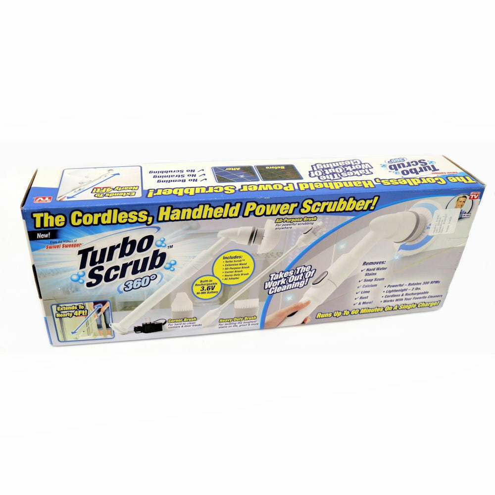 Buy Turbo Scrub 360 Cordless & Rechargeable Handheld Power Scrubber ...