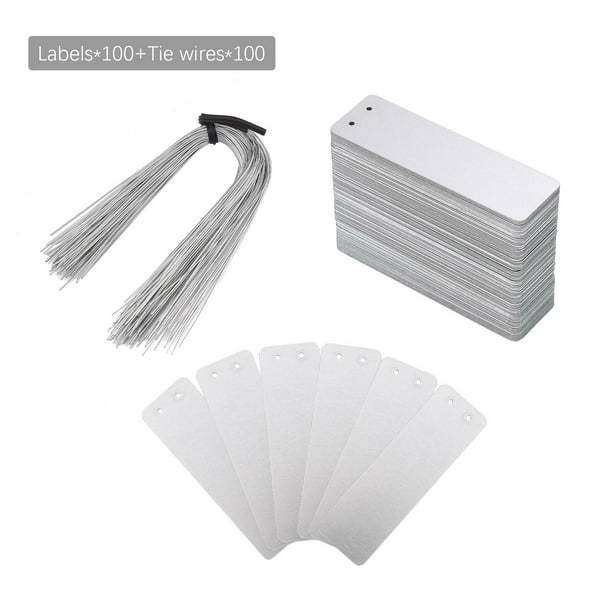 Aluminum Plant Tags Metal Plant Tags With Double Sided Metal Wires For ...