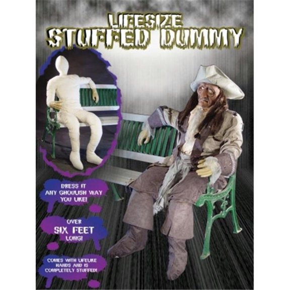 Life-Size Spooky Halloween Prop Decoration, Scary Stuffed Dummy with ...