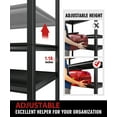 "55""W Heavy Duty Steel Garage Shelf, 3000LBS Capacity, Adjustable ...