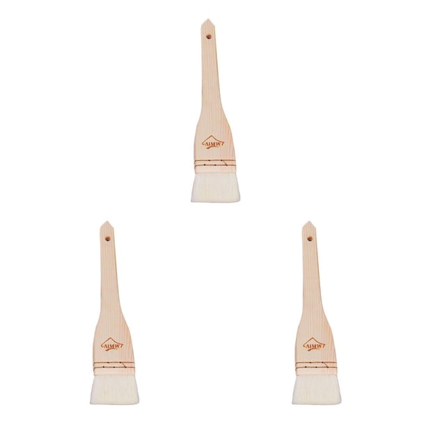 Transemion Wooden Handle Brush Basting Pastry Brush Brushes For Cake ...