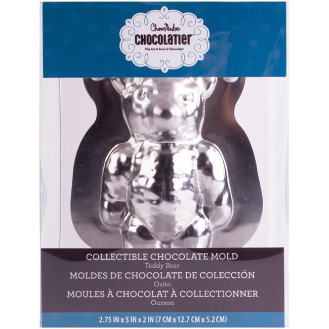 ChocoMaker 8429CMCH Metal 3D Chocolate Mold - Teddy Bear - Walmart.com