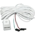 Desktop Computer Switch, White Color Mechanical Long Cable Plug And ...