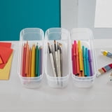 Sterilite Narrow Storage Trays for Desktop and Drawer Organizing (48 ...