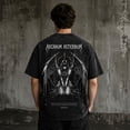 Arcanum Aeternum Gothic Graphic Washed T-Shirt – Dark Angel Tee, Unisex ...