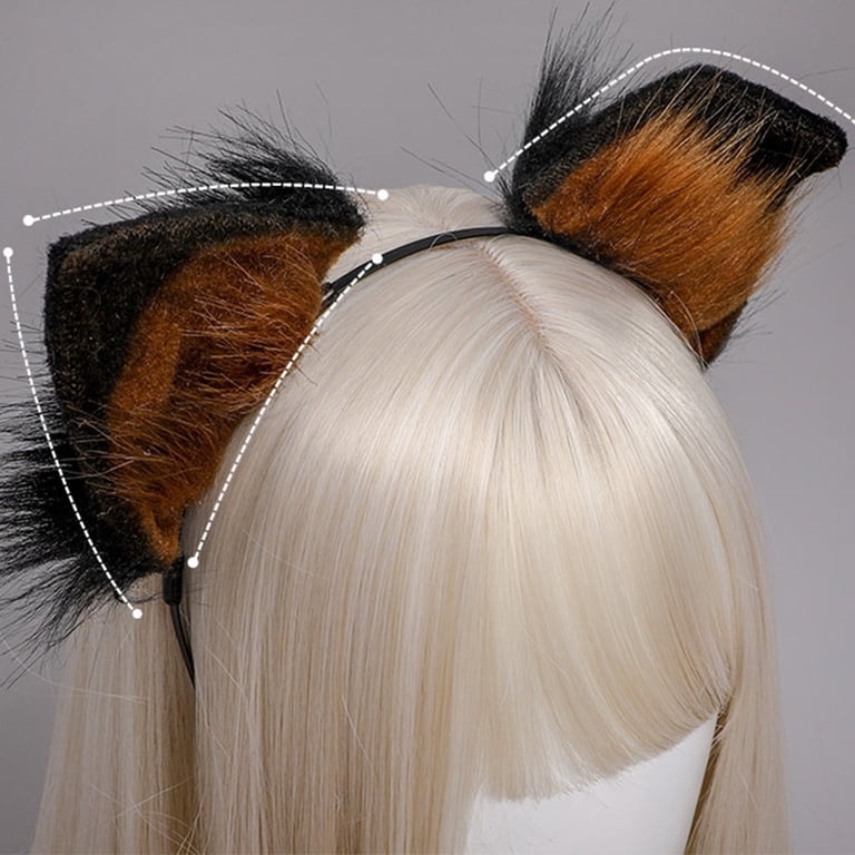 Realistic Cat Ears Headband