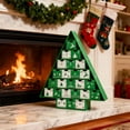 24 Grid DIY Shaped Holiday Countdown Calendar Blind Reusable Advent Set ...