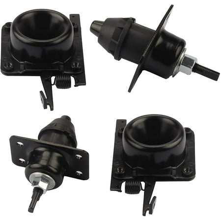 Auto Black Hood Release Set Upper & Lower Latches Compatible with 2004 ...